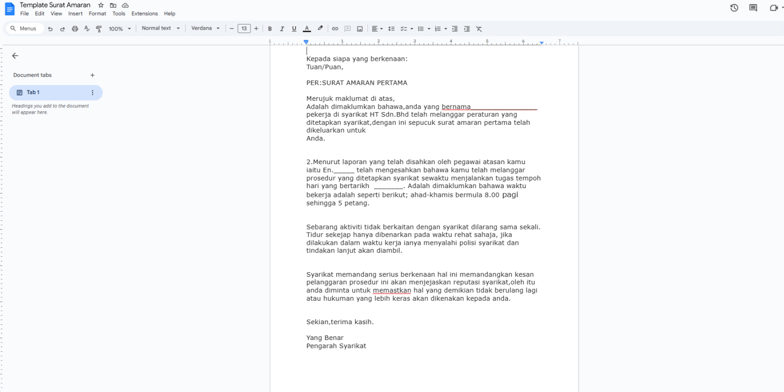 Panduan Warning Letter : Jenis Surat Amaran Dan Bila Kena Guna - mesraHR
